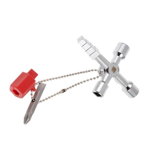 CROSS KEY WRENCH FOR CABINET DOOR VALVE (SILVER) | Shopee Malaysia