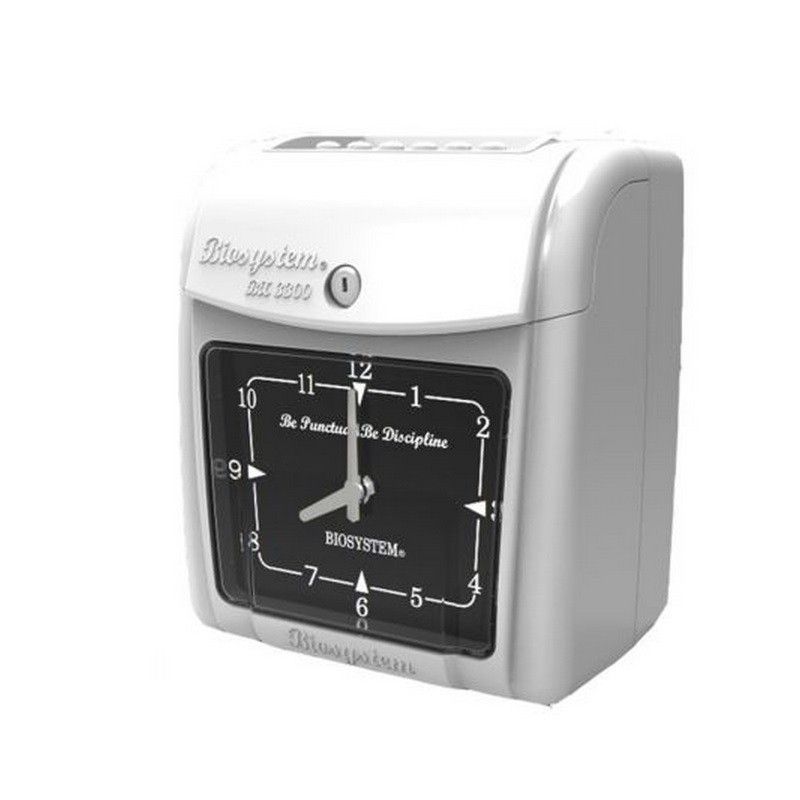 Biosystem BX3300A Heavy Duty Time Recorder Punch Card Machine BX-3300A ...