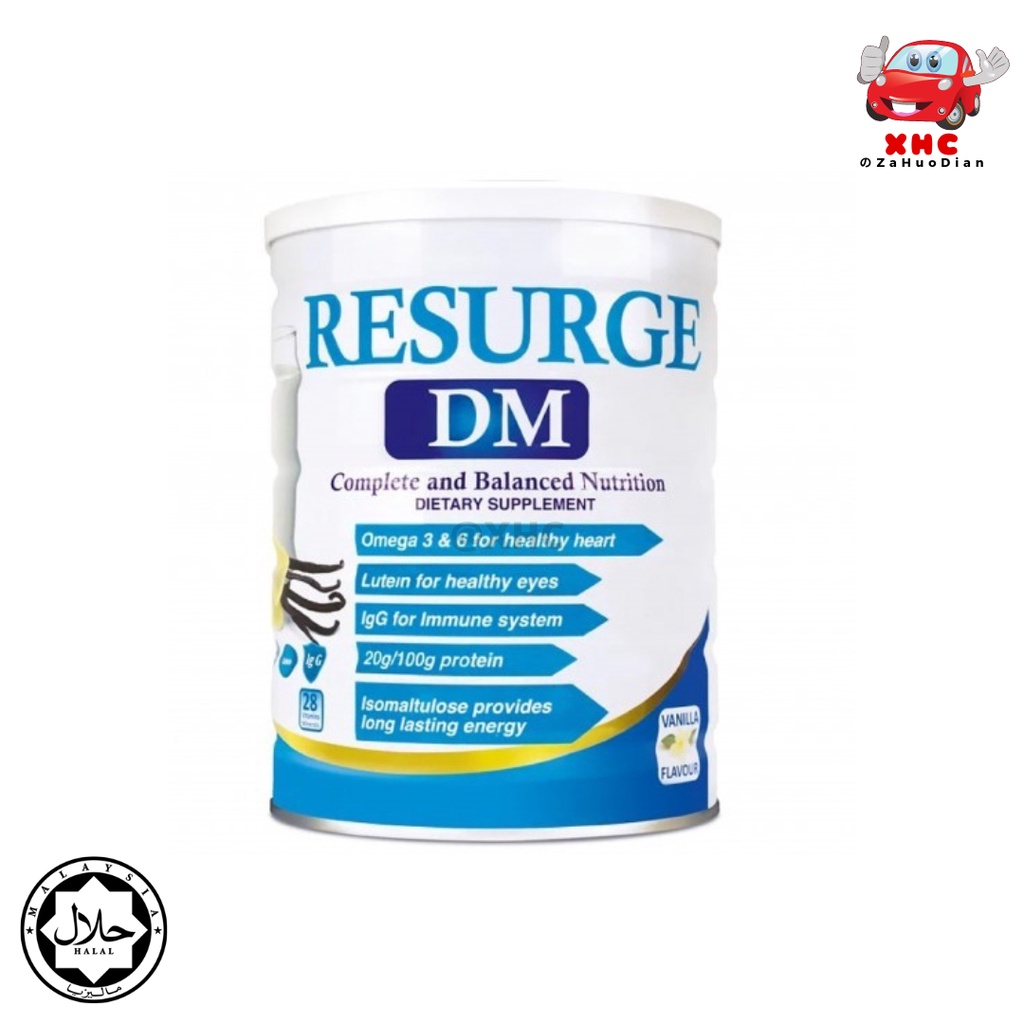 Resurge DM Vanilla - Tin / Box (850g/ 8 Sachets) 2024 Expiry - Balanced ...