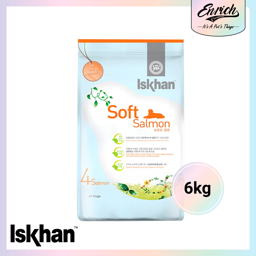 Iskhan Soft Salmon All Life Stages (No. 4S) 6kg | Shopee Malaysia