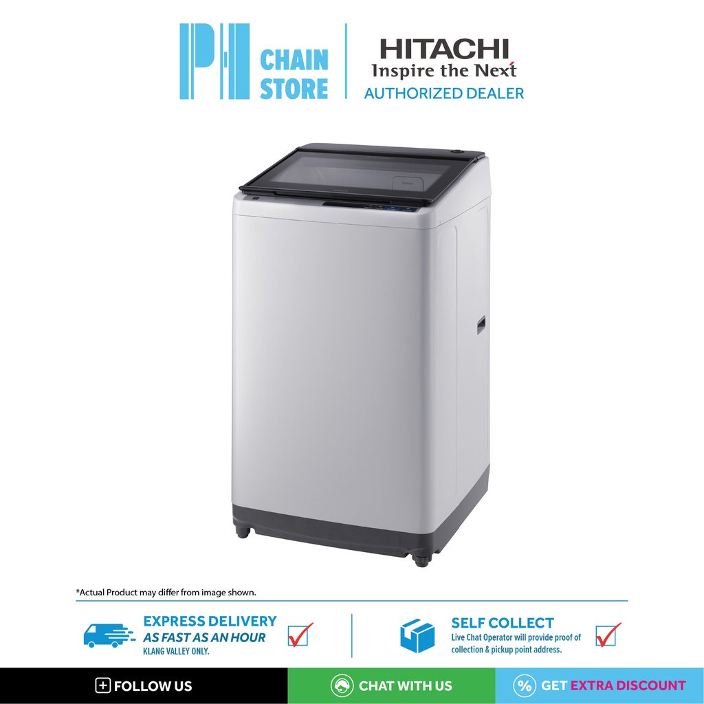 (DELIVERY FOR KL & SGR ONLY) HITACHI SF-100XA SF-125XA 10KG-12.5KG TOP ...