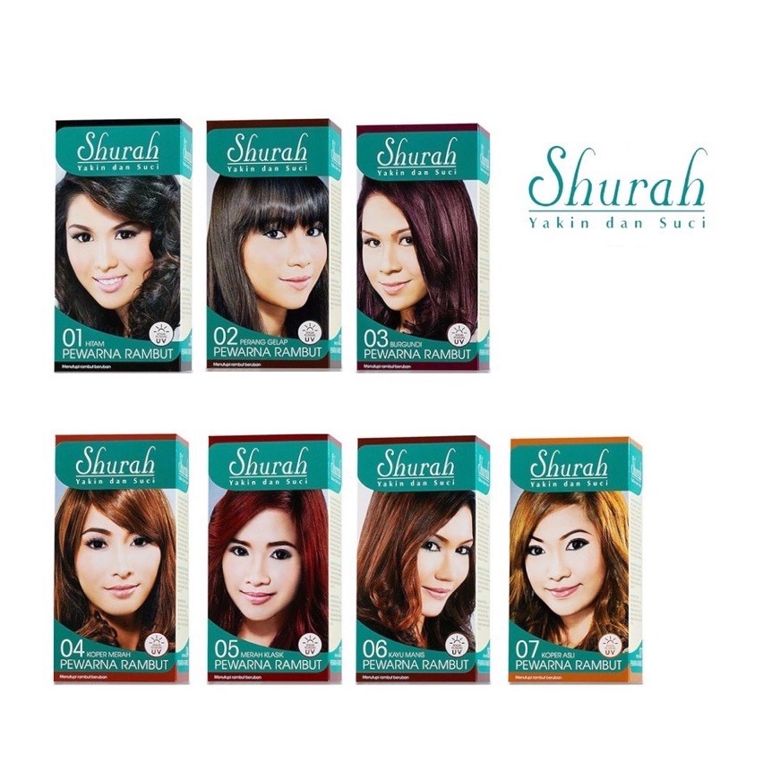 SHURAH Pewarna Rambut (Variation Available) | Shopee Malaysia
