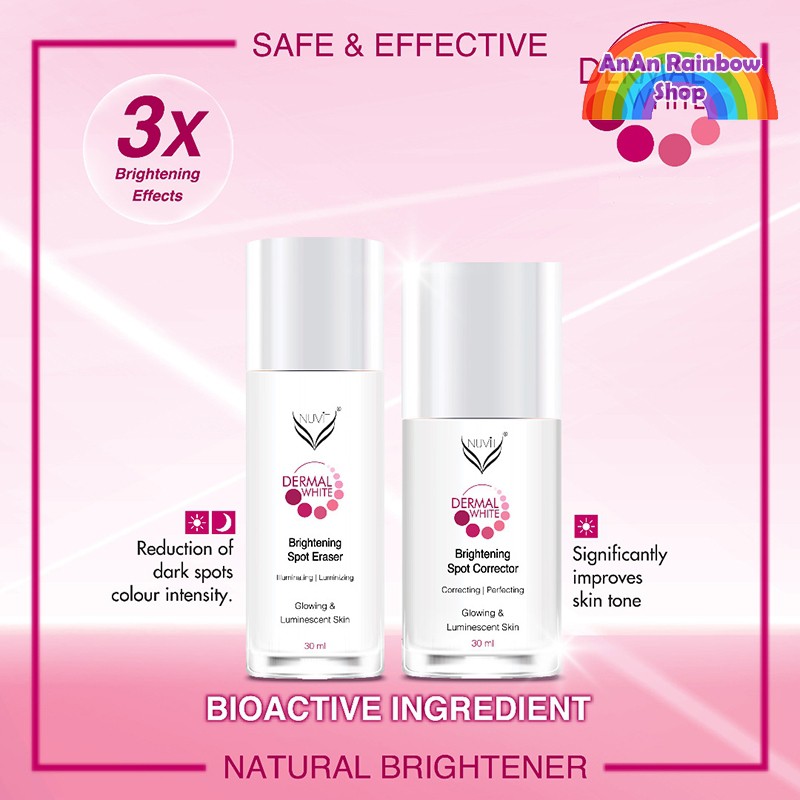 NUViT Dermal White Brightening Spot Eraser / Spot Corrector | Shopee ...