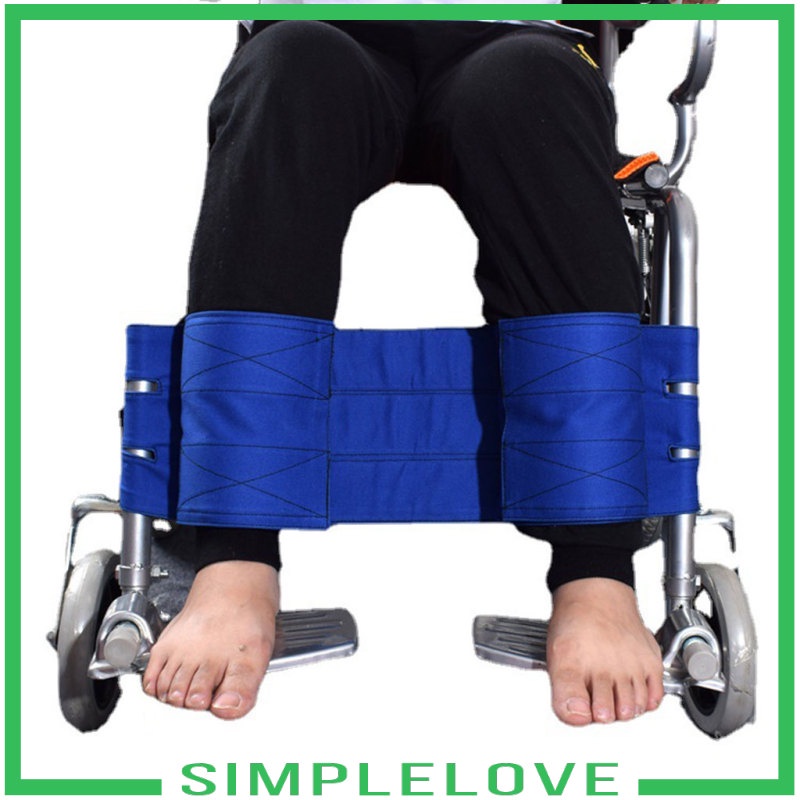 Wheelchair Footrest Non-Slip Adjustable Leg Restraint Strap Seat Belt ...