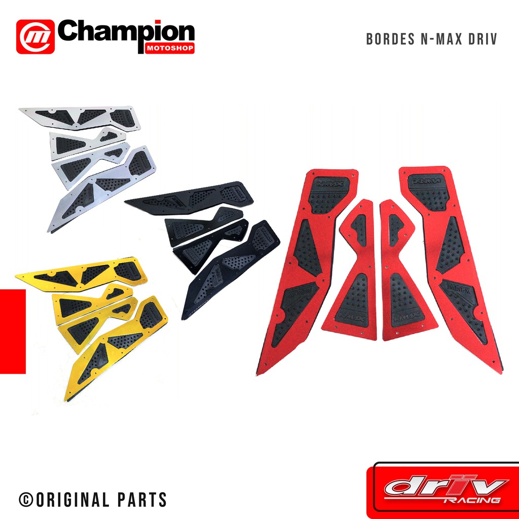 Nmax Full Aluminum Cnc 01 Driv Bordes Plate Footrest Carpet | Shopee ...
