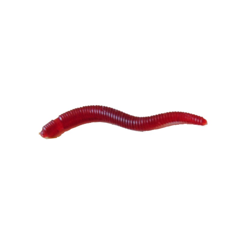 Mavllos 1pcs Red Earthworms Soft Bait Wrom Fishing Lure 35mm 0.25g Add ...