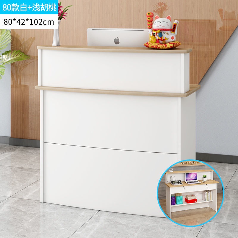 Cashier Counter Table Commercial Reception Wooden Desk Office ...
