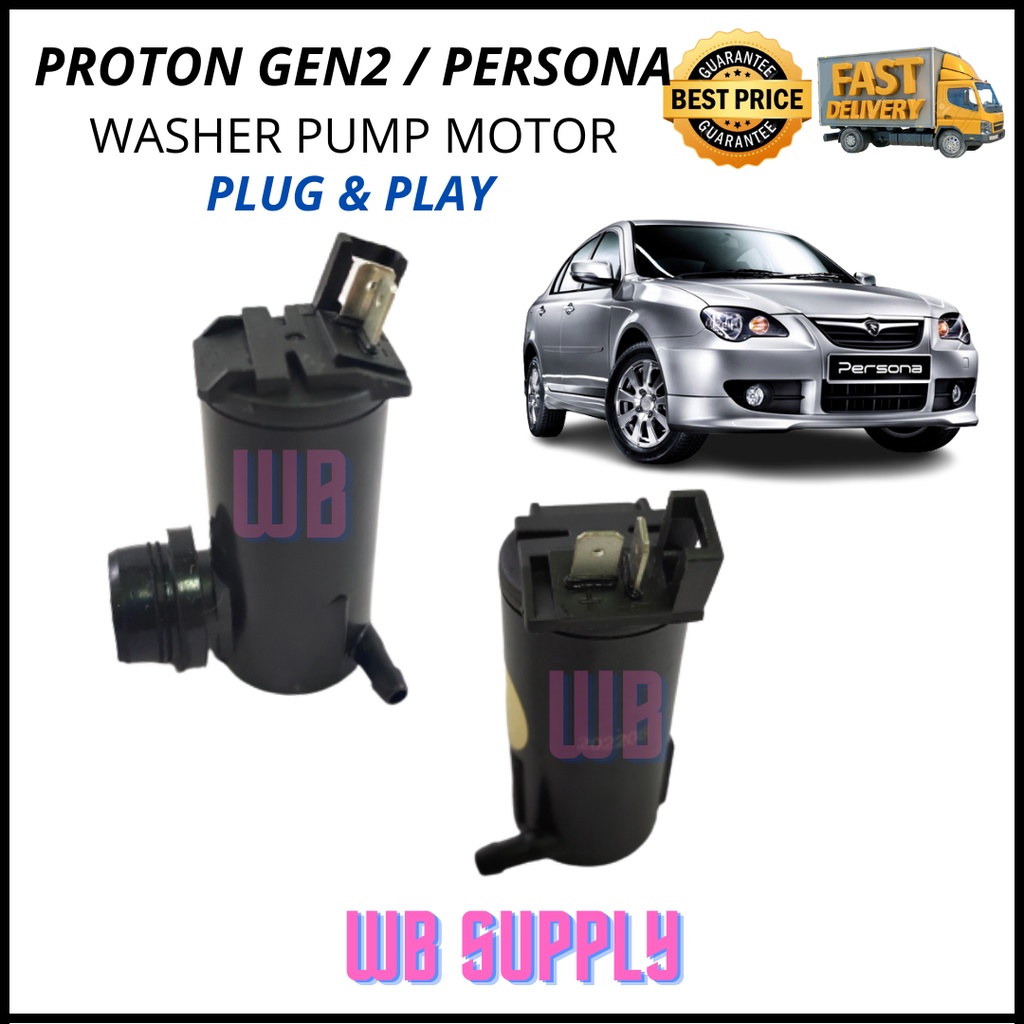 PROTON GEN2 / PERSONA ELEGANCE WASHER PUMP MOTOR (OEM) AIR SPRAY VIPER ...