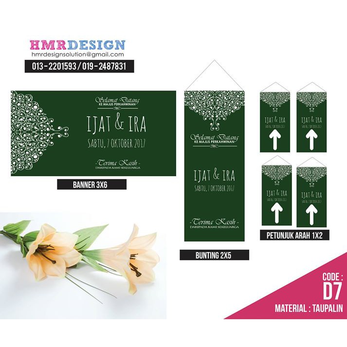 SET BANNER BUNTING DAN PETUNJUK ARAH MURAH | Shopee Malaysia