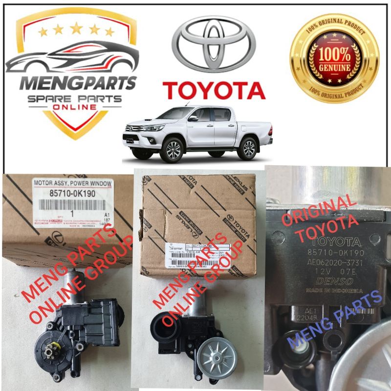 ORIGINAL HILUX REVO ROCCO ROGUE 2015-2022Y FRONT RIGHT POWER WINDOW ...