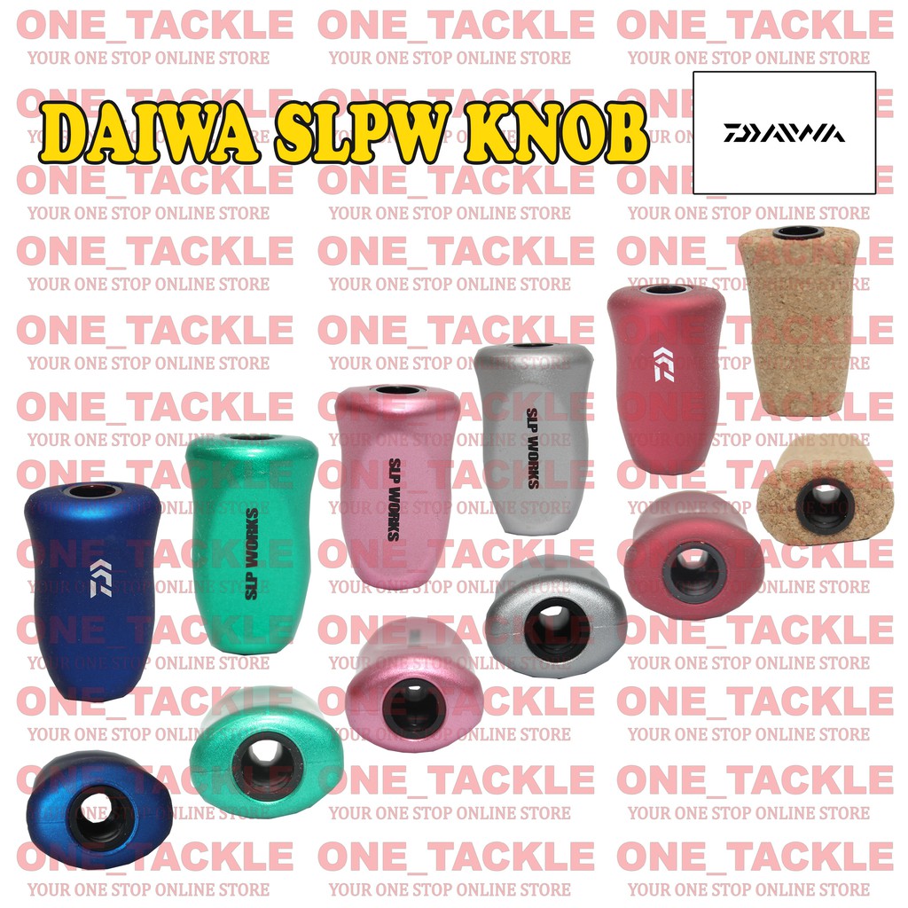 Daiwa SLP/RCS I Shape Cork Knob Colour Daiwa (100% Original) | Shopee ...