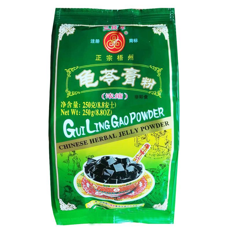 [Henchen] new stock-THREE COINS Gui Ling Gao Powder Box 250g 三钱牌龟苓膏粉 ...