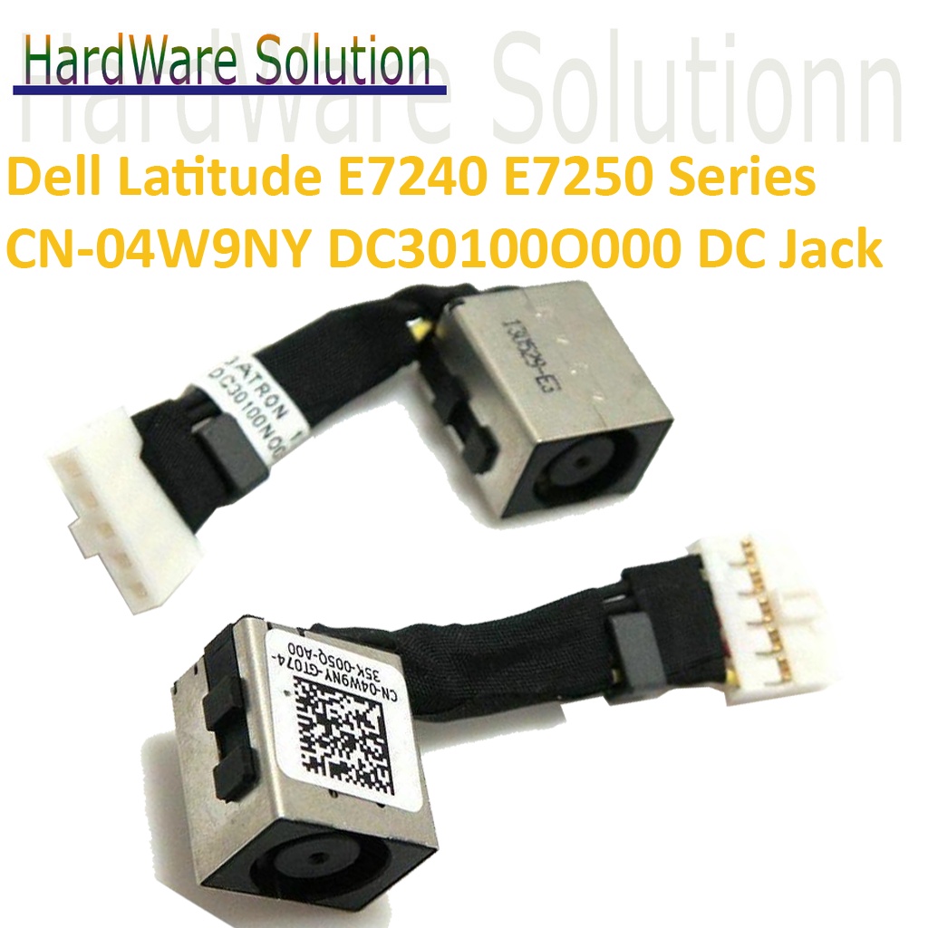 Dell Latitude E7240 E7250 Series CN-04W9NY DC30100O000 DC Power Jack ...