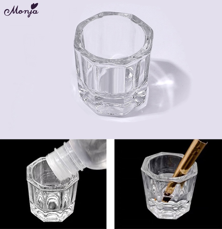 Monja Acrylic Liquid Powder Nail Art Kit Nail Carving Painting Brush ...