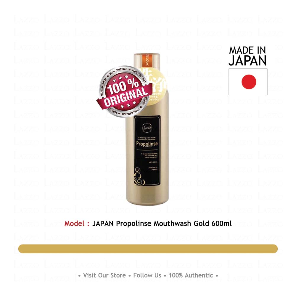 (Ready Stock) JAPAN Propolinse Mouthwash Gold 600ml - 100% Original ...