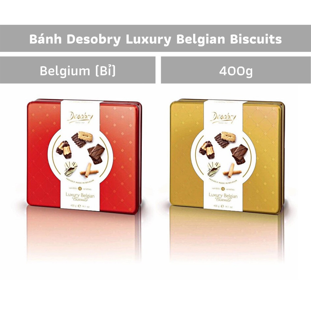 Desobry LUXURY BELGIAN BISCUITS 12 VARIETY 400G | Shopee Malaysia