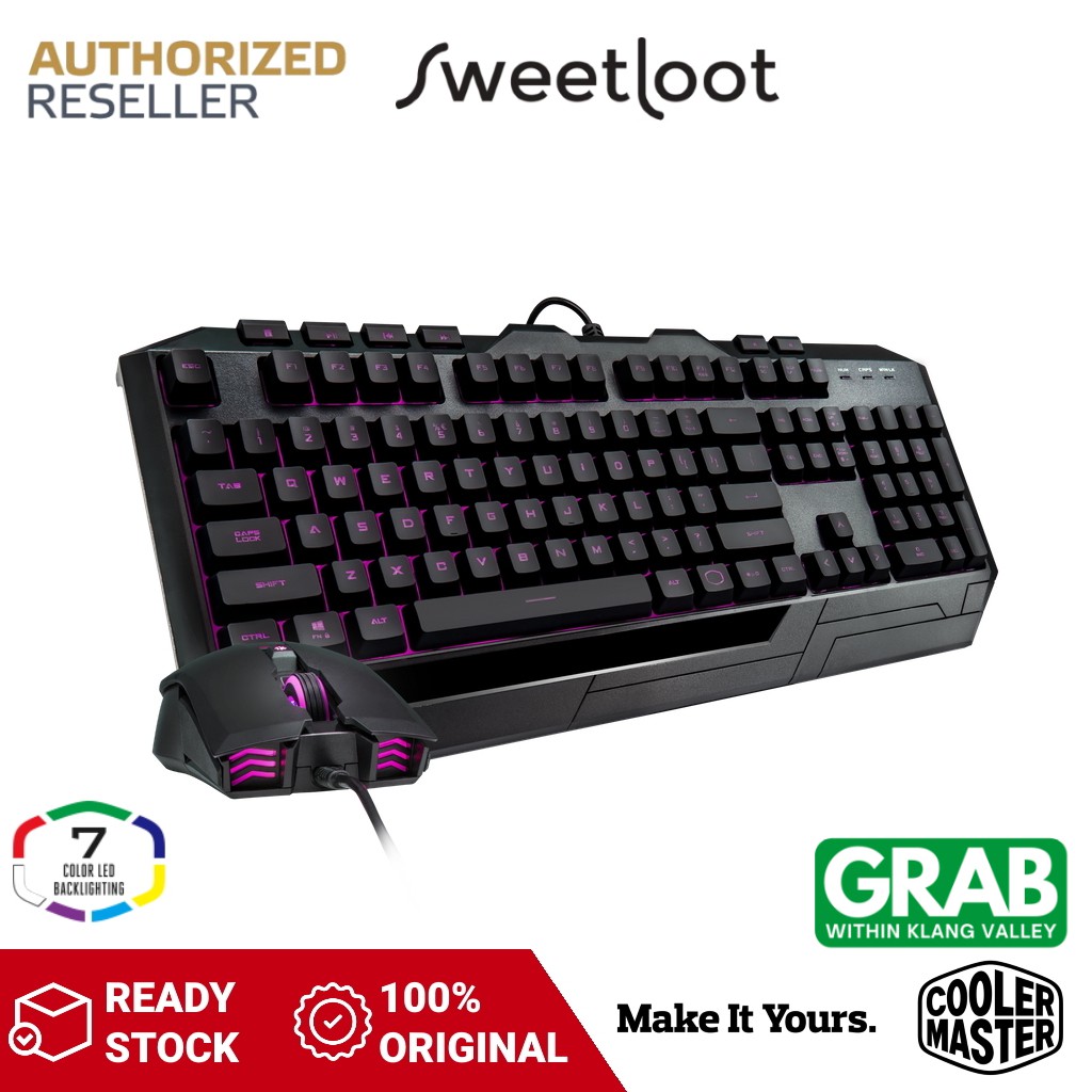 Cooler Master Devastator 3 Plus Mem-chanical Switch Gaming Keyboard and ...