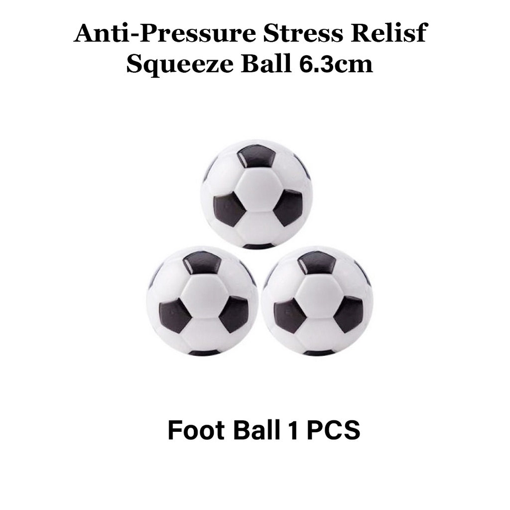 Anti-Pressure Stress Relief Squeeze Ball 6.3cm Bouncy Bouncing Funny ...