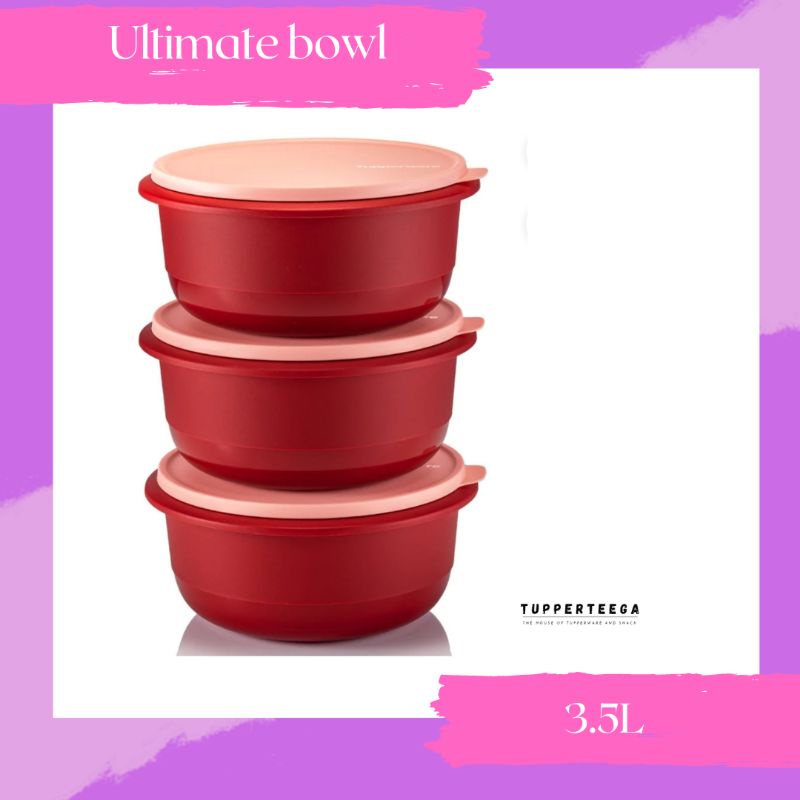 Tupperware bekas makanan Ultimate Bowl 3.5L food storage | Shopee Malaysia