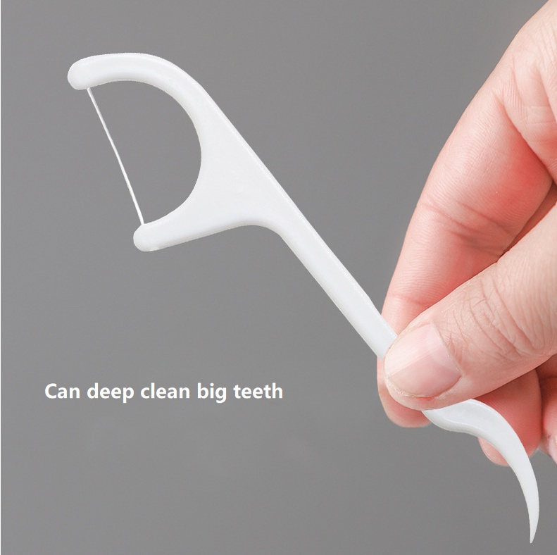 100pcs/Pack Disposable Dental Floss Picks Personal Oral Care Teeth ...