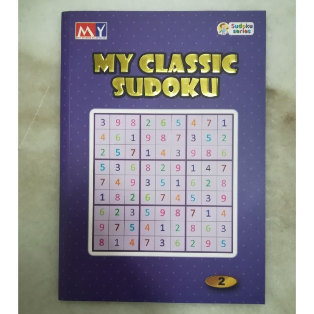 SUDOKU Books Numbers Games IQ Books Kids Learning Games Buku Sudoku ...