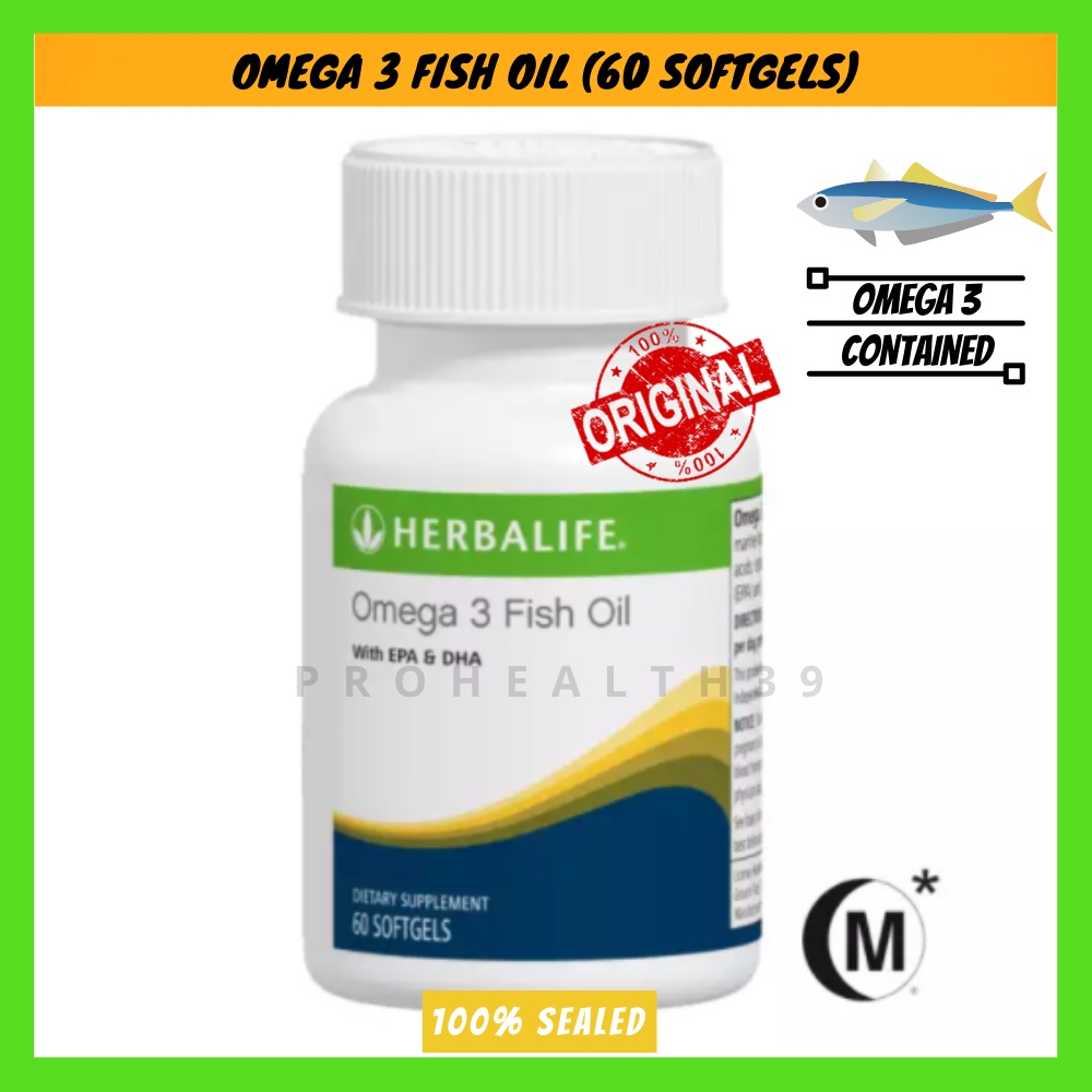 HERBALIFE Omega 3 Fish Oil (60 softgels) | Shopee Malaysia