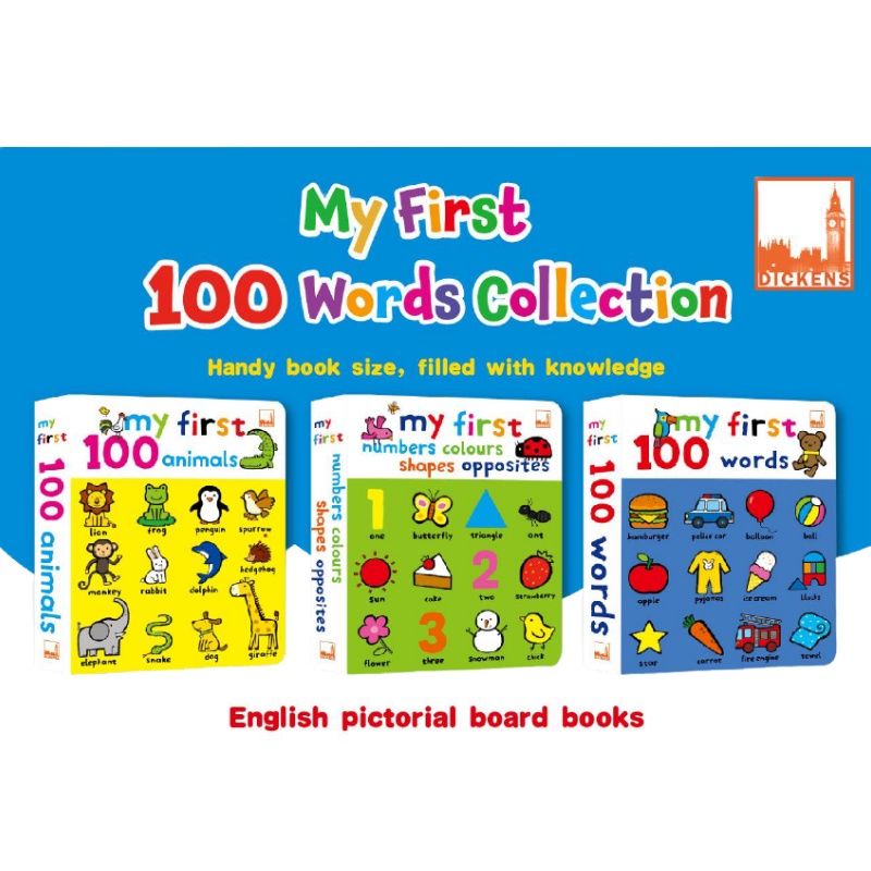 My First 100 Book (3 Books) | Shopee Malaysia