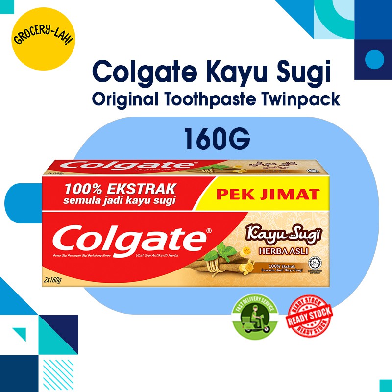 Colgate Kayu Sugi Original Toothpaste 160g Twinpack | Shopee Malaysia