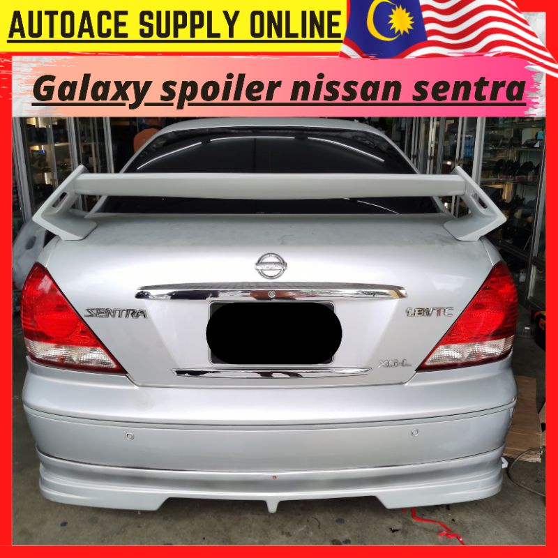 NISSAN SENTRA SPOILER GALAXY NO PAINT Bahan Ori Abs | Shopee Malaysia