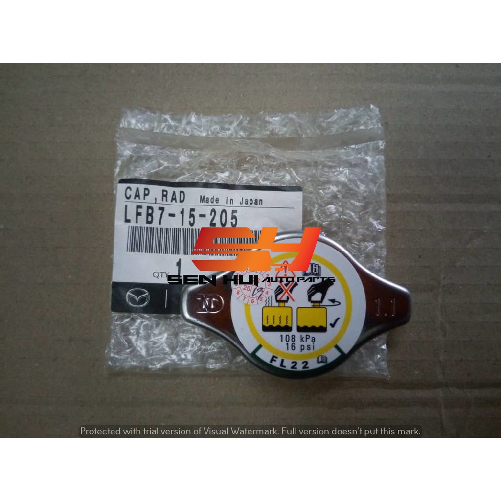 Mazda 2 / 5 Radiator Cap 108kpa 16psi LFB715205 Genuine Part | Shopee ...
