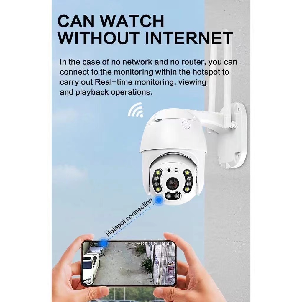 CCTV PREMIER 3MP Wireless Wifi IP CAMERA AUTO TRACKING WITH CLOUD ...