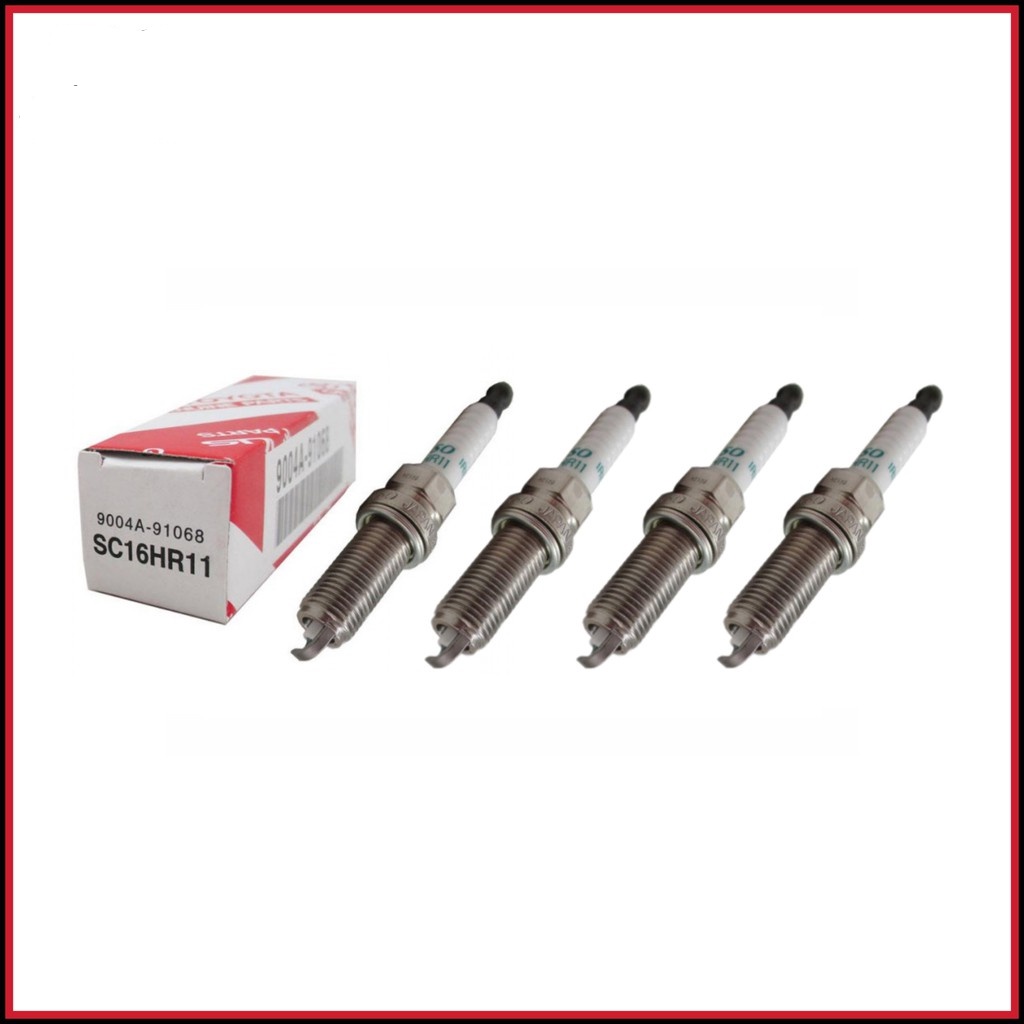 Original Toyota Spark Plug 1Set 4Pcs - Vios NCP151 1.5 CVT 2016- Dual ...