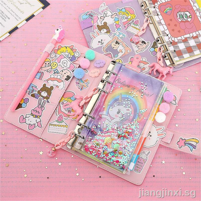 Girl Heart Hand Ledger Creative Unicorn Handbook Cute Unicorn Handbook ...