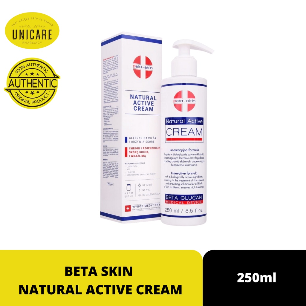 BETA SKIN NATURAL ACTIVE CREAM 250ML | Shopee Malaysia
