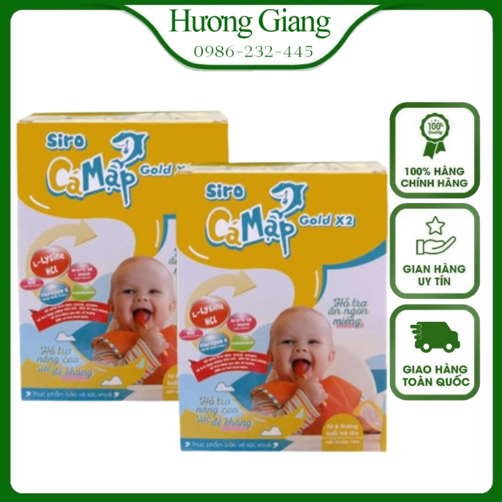 Shark Siro Syrup helps babies eat well, gain weight, digest well ...
