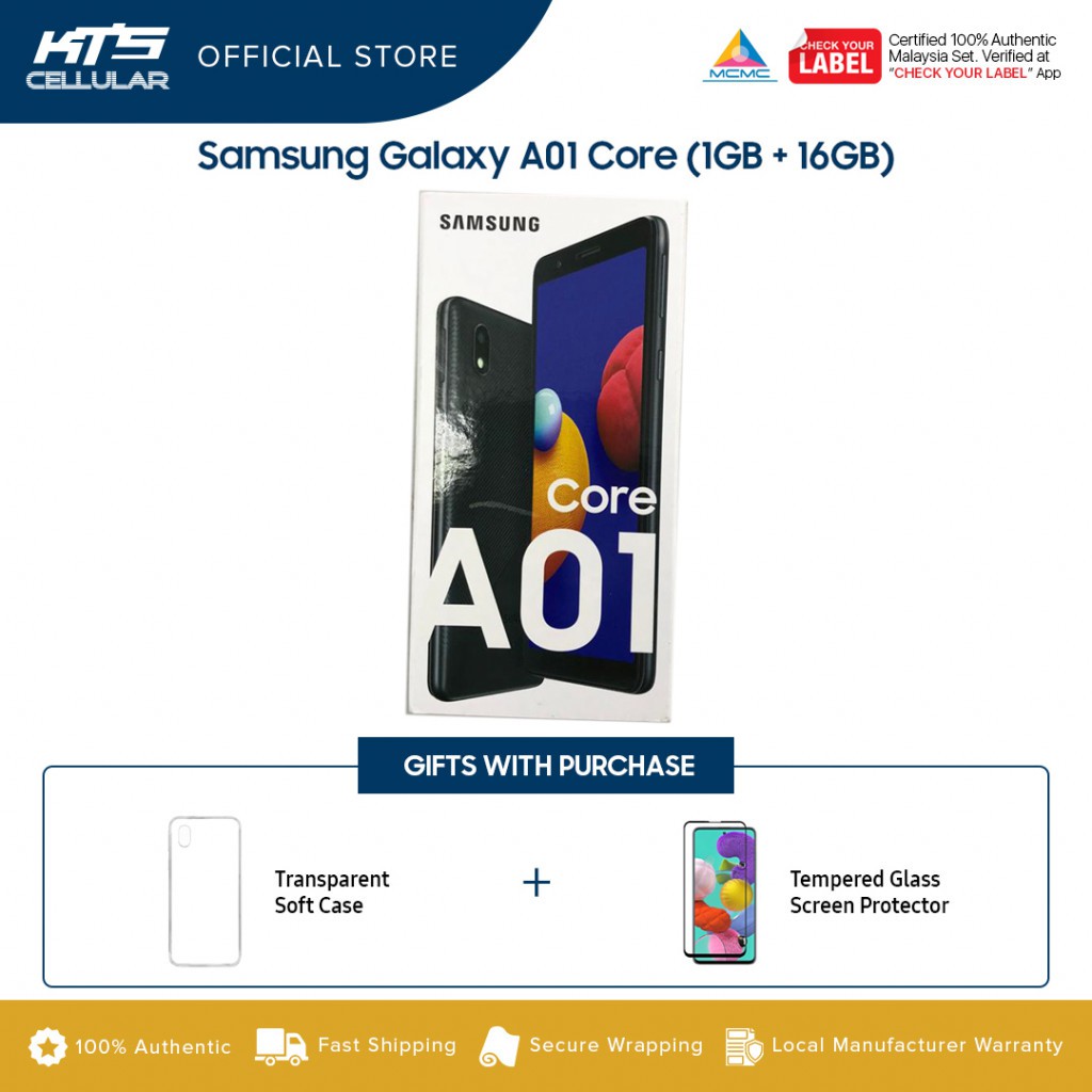 Samsung Galaxy A01 Core (1GB RAM + 16GB ROM) Smartphone - Original 1 ...