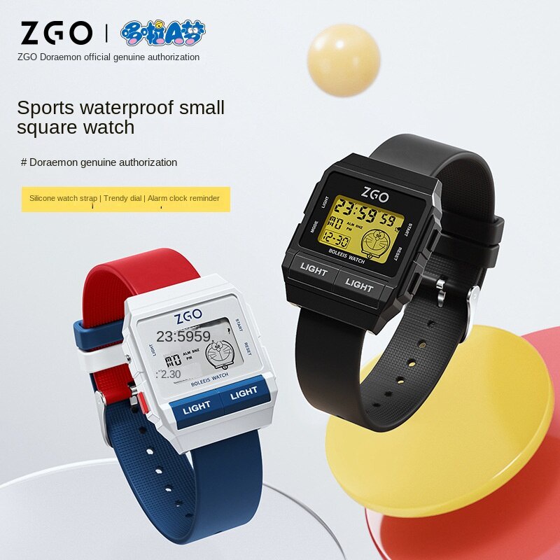 ZGO [Original Genuine] Doraemon Watch for Girls and Students Waterproof ...