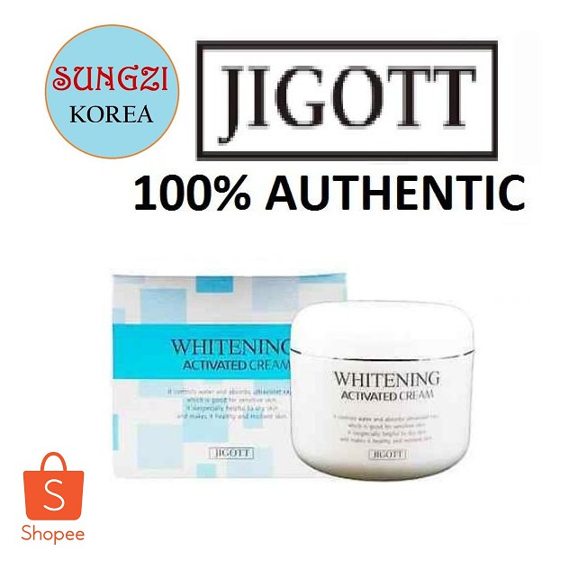 JIGOTT Whitening Activated Cream 100g Korean Cosmetics | Shopee Malaysia