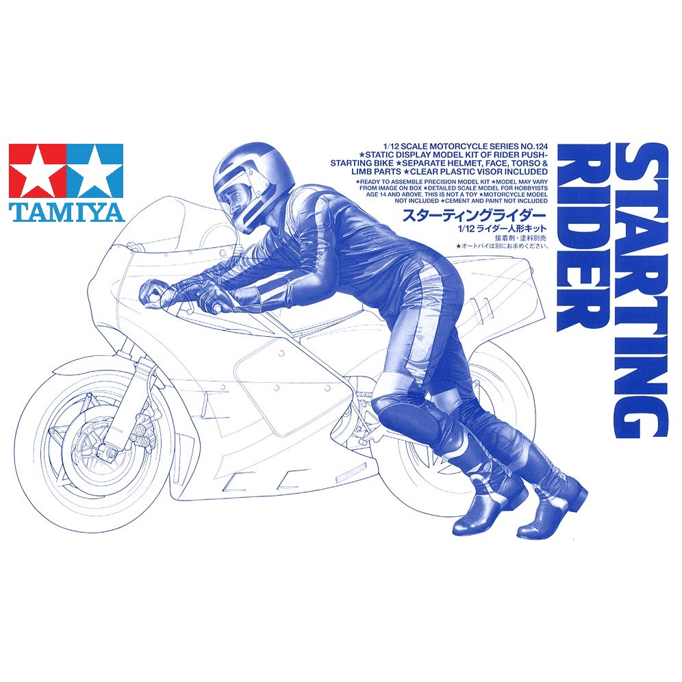 Bike Model 1/12 Tamiya Starting Rider Plamo Modelkit | Shopee Malaysia