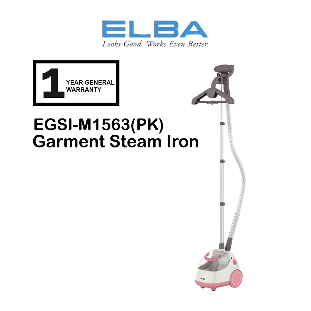 ELBA Garment Steam Iron - Pink (1.9L) EGSI-M1563(PK)/Light Blue (1.5L ...