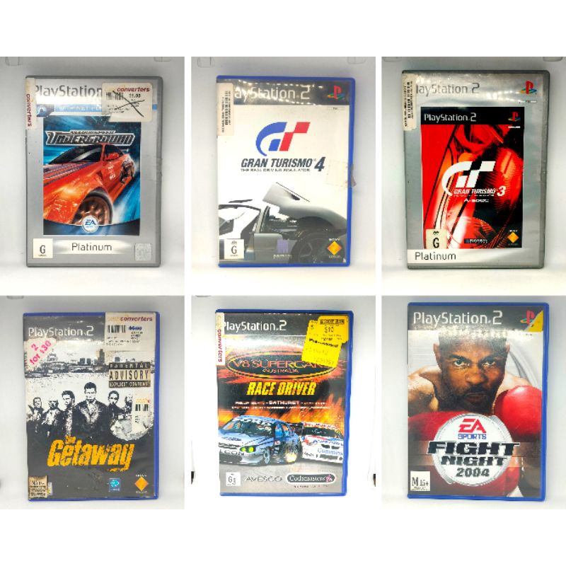 PS2 Games Original English Version PAL | Shopee Malaysia