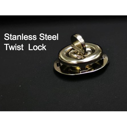Stainless Steel Twist Lock Fastener Bag Buckle for DIY Craft Lorry Ship ...