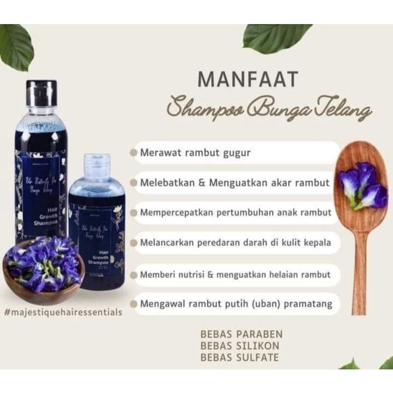 SHAMPOO BUNGA TELANG.. 110ml dan 330ml.. ready stock | Shopee Malaysia