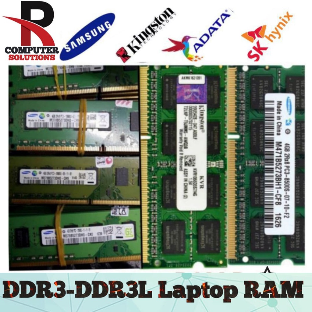 Laptop RAM DDR3 { 1GB To 8GB } USED | Shopee Malaysia