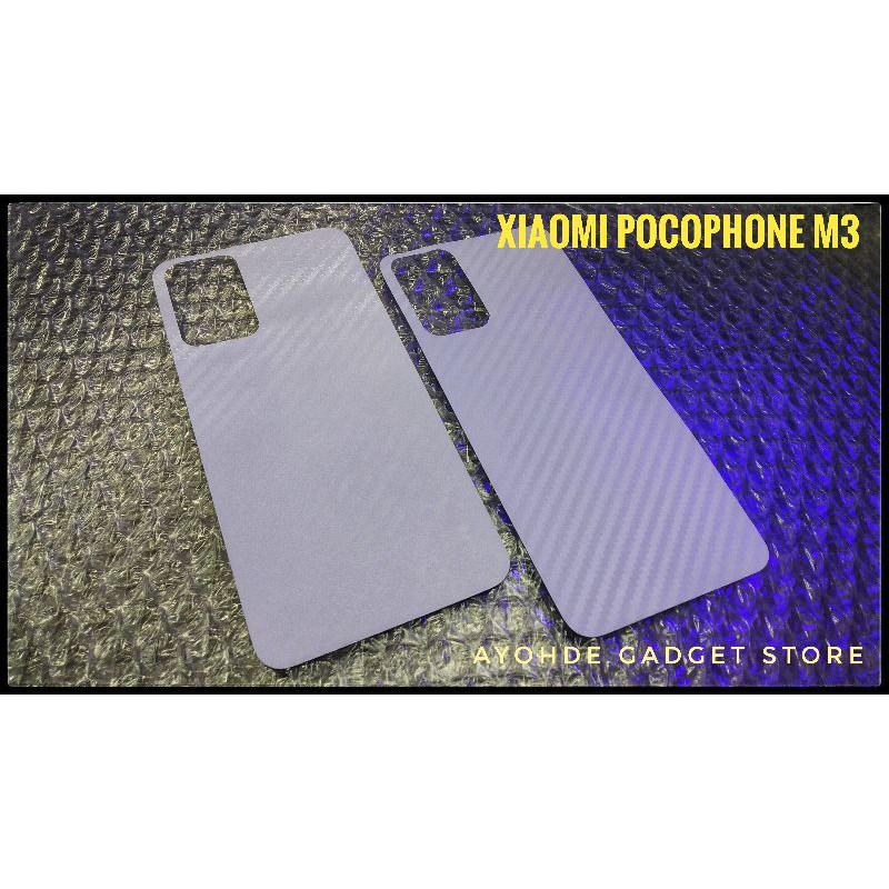 POCOPHONE F1, POCO X3, POCO M3 STICKER BODY HP. KARBON | Shopee Malaysia