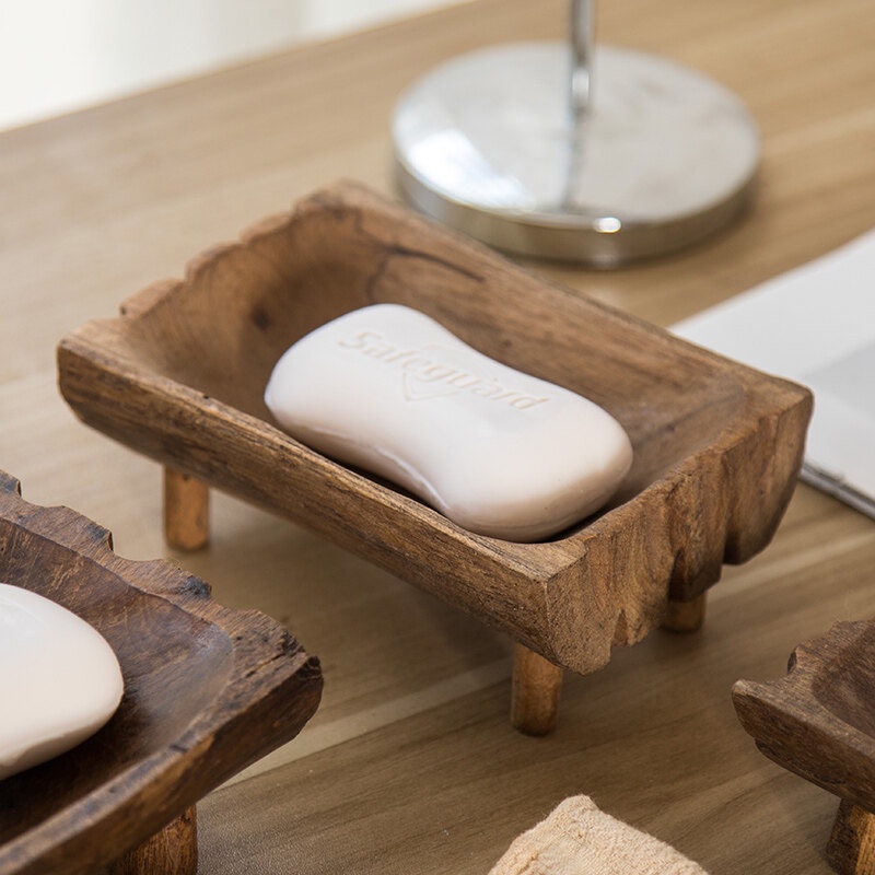 Naturalcraft Washstand Kitchen Wooden Household Soap Dishes Soap ...
