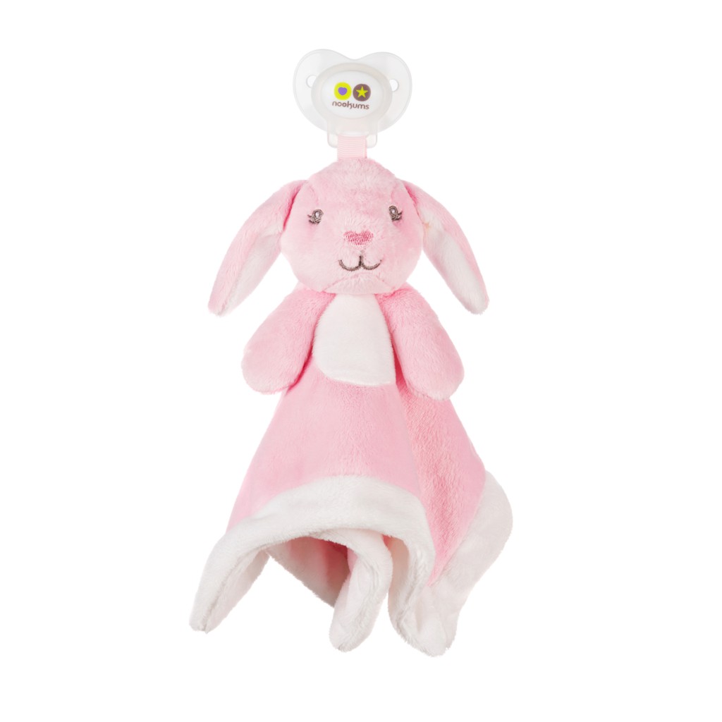 Paci-Plushies® – Bella Bunny (Pacifier Holder, Plush Toy, Rattle ...