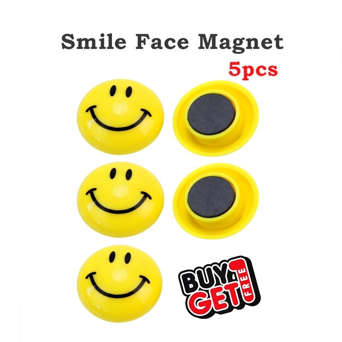 Cartoon Emoji Smile Face Fridge Magnet Refrigerator Magnet Sticker (Buy ...