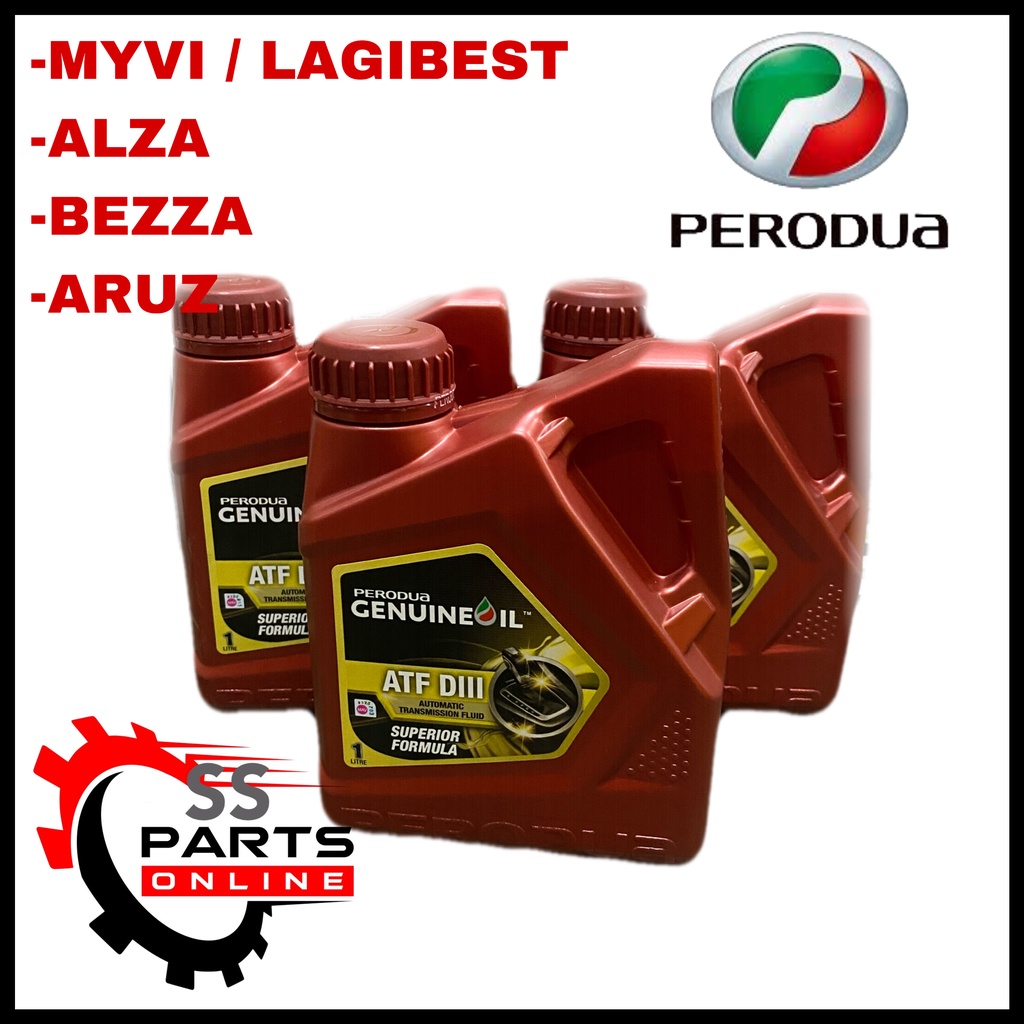 ssp. Automatic Transmission Fluid ATF DIII PERODUA MYVI LAGIBEST/ALZA ...