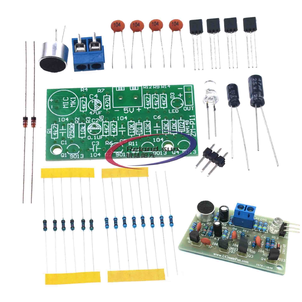 Voice-controlled clap switch kit bulk electronic DIY fun production kit ...